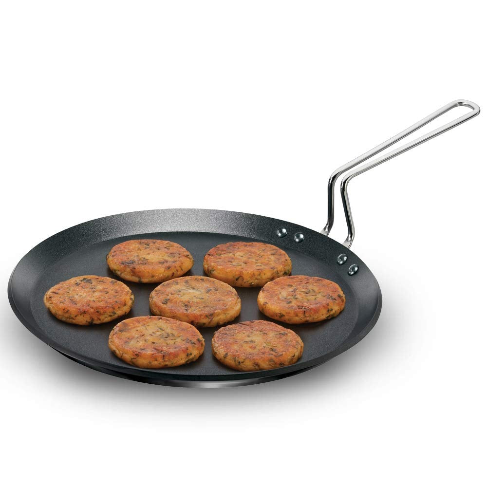 Hawkins Futura Induction Compatible Nonstick Flat Tava 30 cm (INFT30 ...